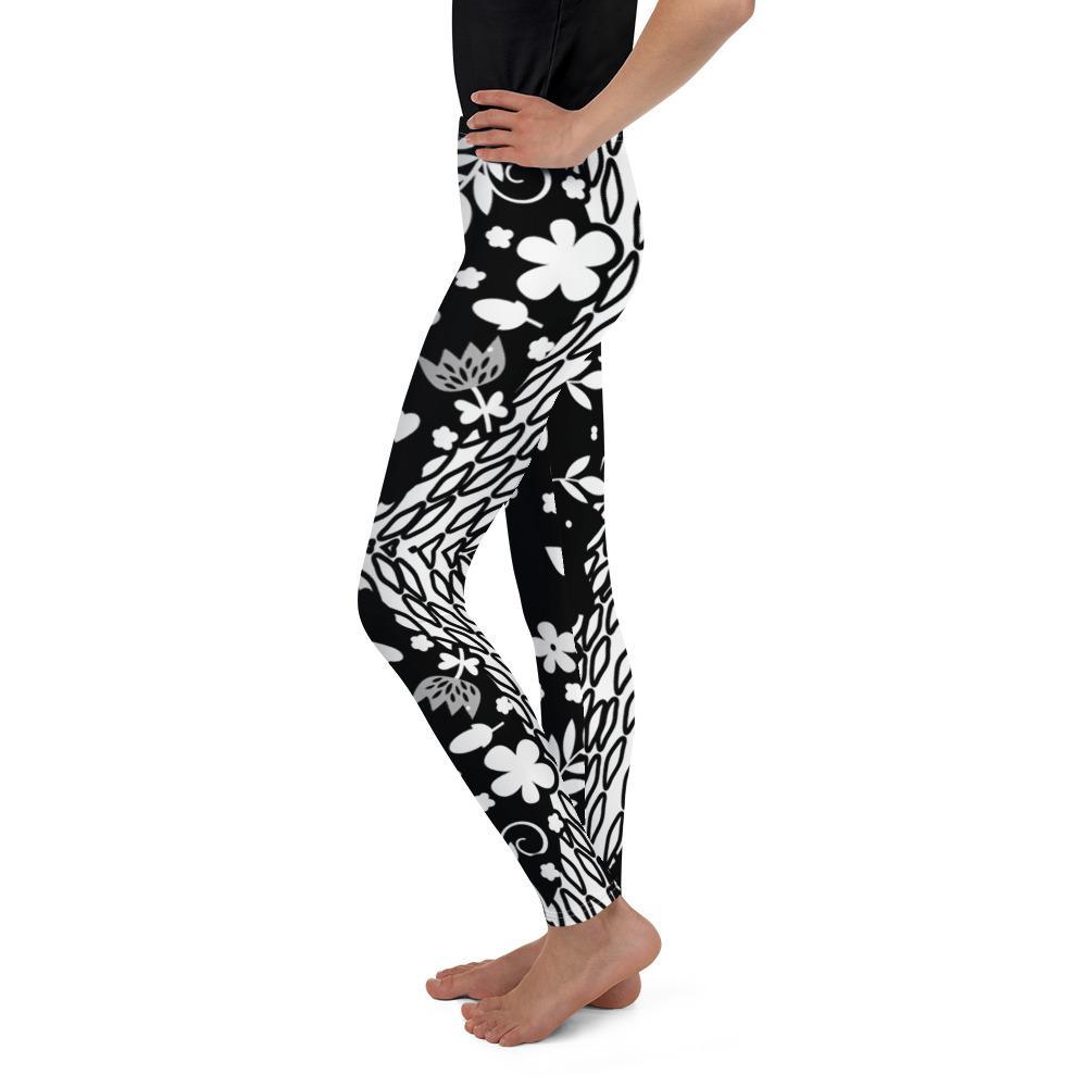 Black Abstract Leggings – Alivia Simone